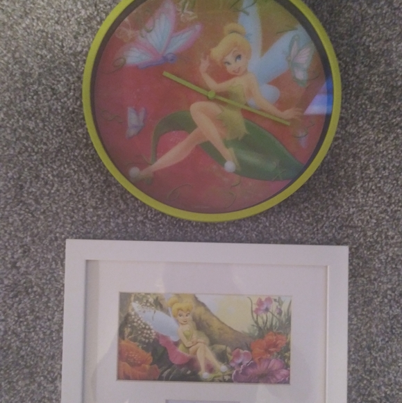 Tinker Bell | Accents | Tinker Bell 2pc Wall Decor Set | Poshmark
